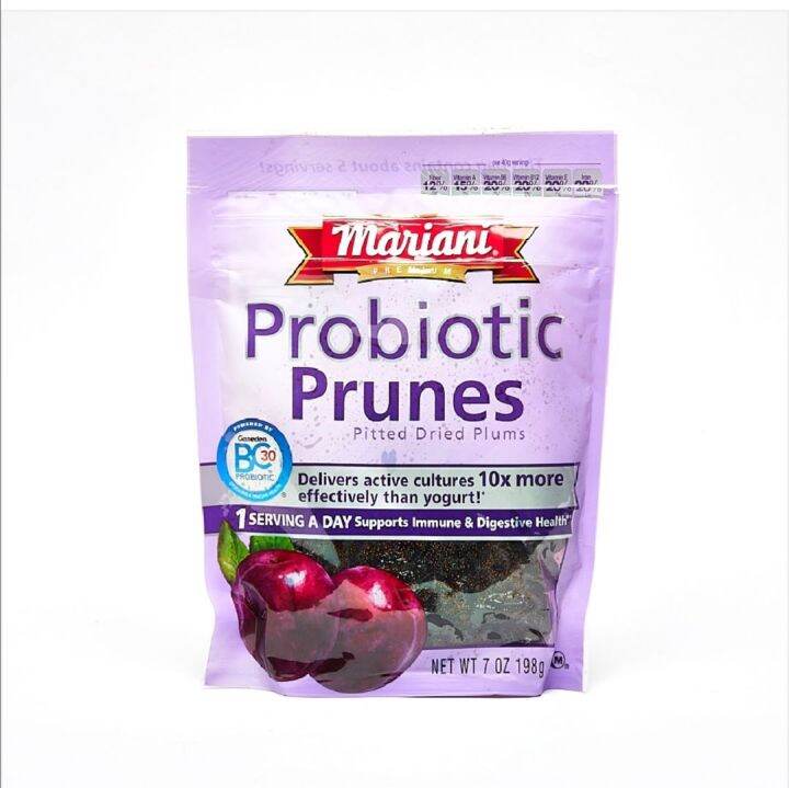 Mariani Probiotic Prunes 198grams Prunes are naturally a good source of ...