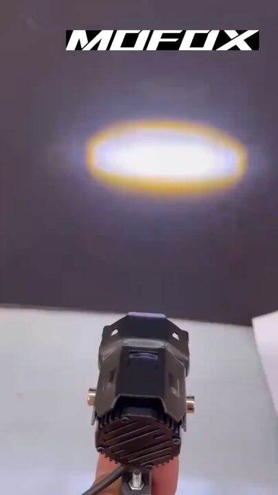 MOFOX GP1 Laser Gun Red&Blue Fog Light LED Waterproof Mini Driving Light Strobe Light For ...