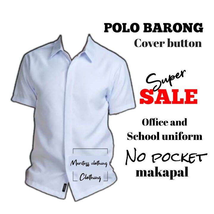 HIGH QUALITY POLO BARONG OFFICE/SCHOOL UNIFORM | Lazada PH