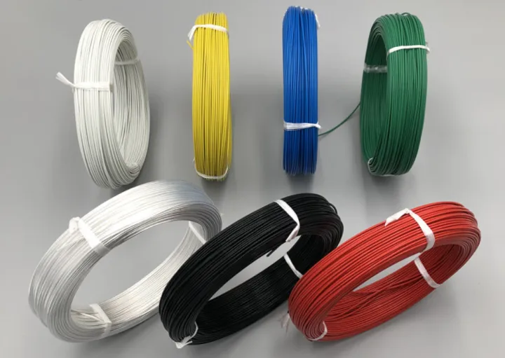 Teflon Wire Silver-Plated High Temp Electrical Wire DIY Flexible Cord 0 ...
