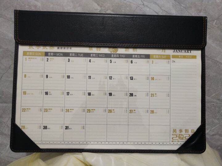 Classic Old Notes Monthly Calendar Desk Calendar Schedule Record ...