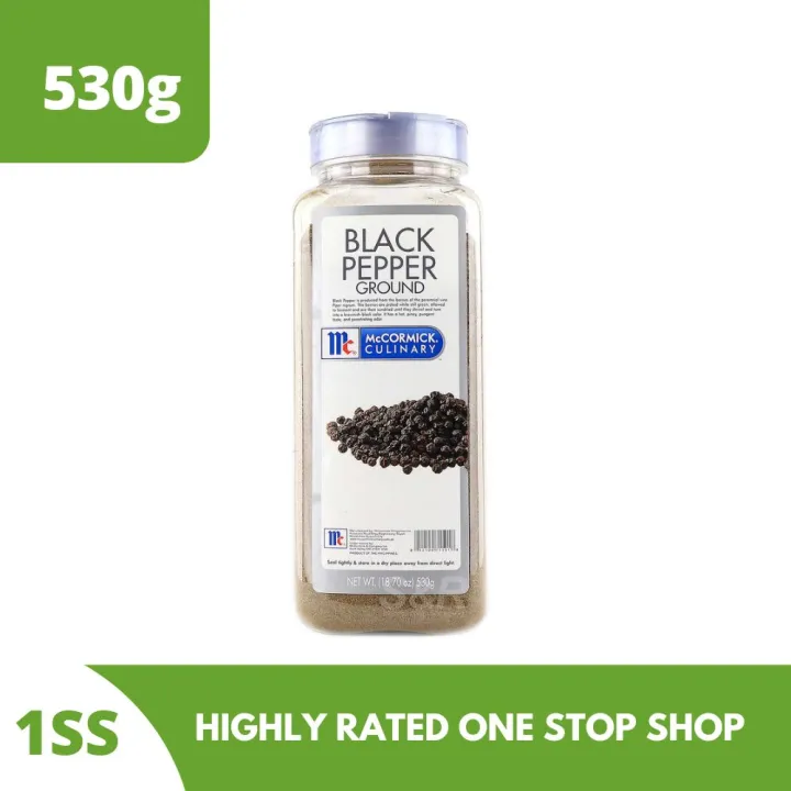 McCormick Black Pepper Ground, 530g | Lazada PH