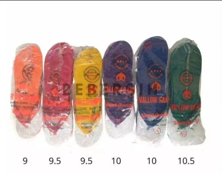 SANDAL SWALLOW FEARL Putih NO Seri 6pasang / Sendal PEARL swallow ...