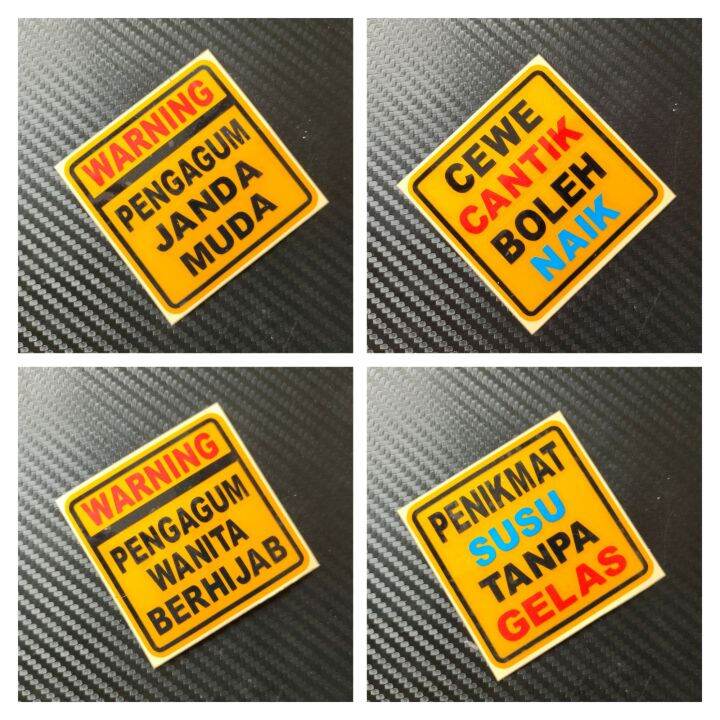 STIKER CUTTING WARNING PERINGATAN | Lazada Indonesia
