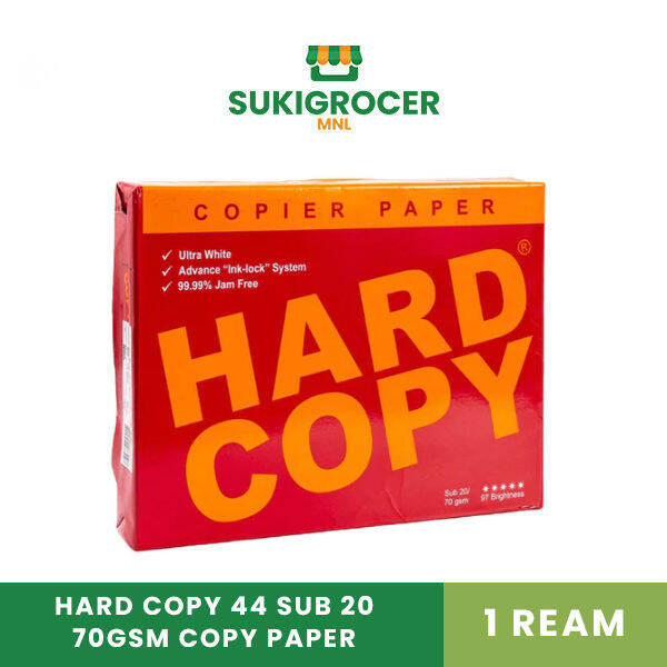Hard Copy A4 Sub 20 70gsm Copy Paper 1 Ream | Lazada PH