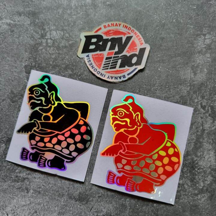 STICKER Sticker Wayang SEMAR Siluet Tumpuk Cutting | Lazada Indonesia
