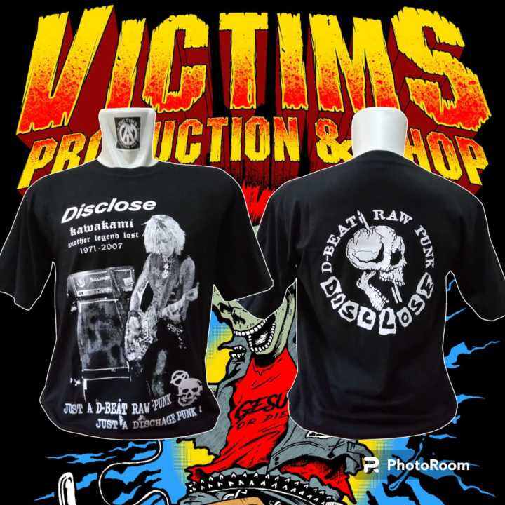 KAOS BAND PUNK DISCLOSE | Lazada Indonesia