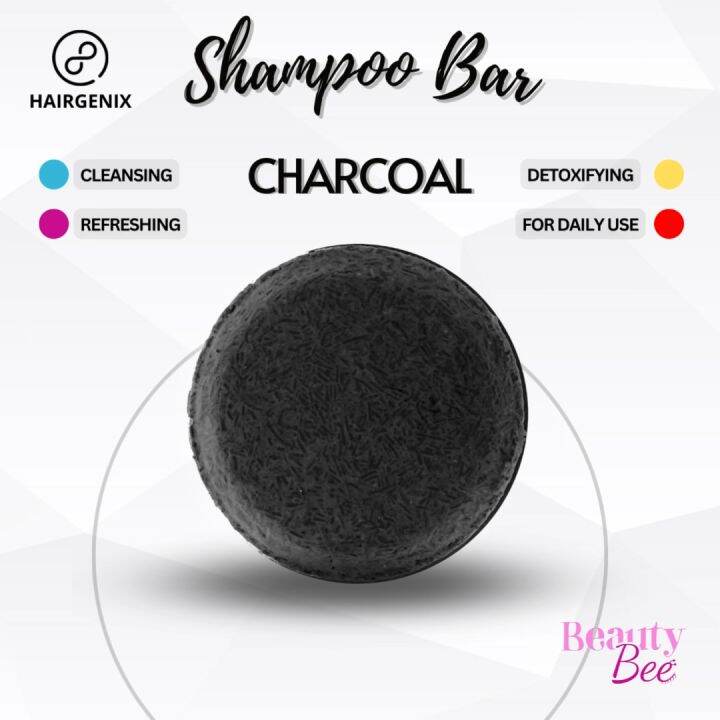 Hairgenix Natural CHARCOAL Shampoo Bar Solid Bar Natural Organic All ...