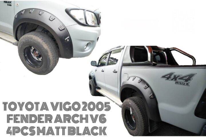 Toyota hilux vigo champ front rear fender arch arches flare flares ...