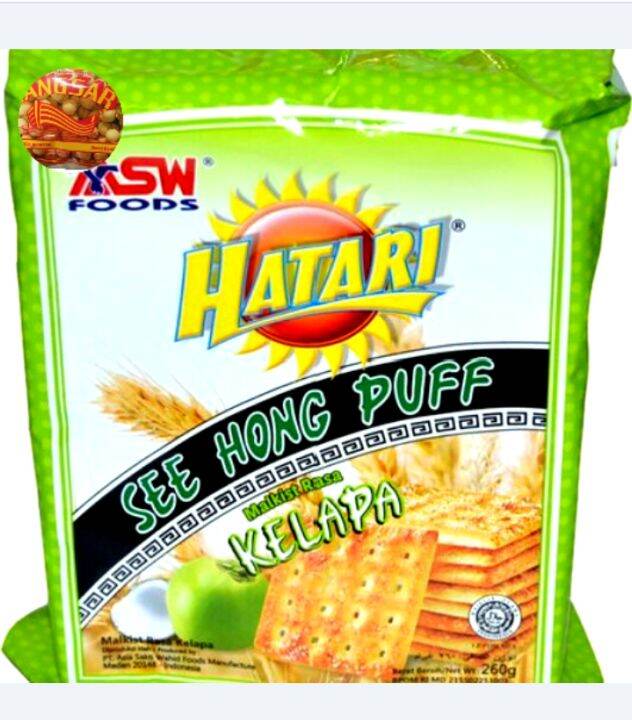 ASW biskuit malkist hatari see hong puff rasa kelapa 245 gr | Lazada ...
