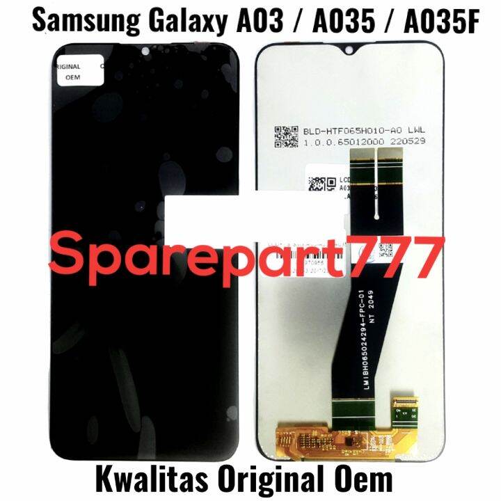 LCD Touchscreen Fullset Samsung galaxy A03 - A035 - A035F | Lazada ...