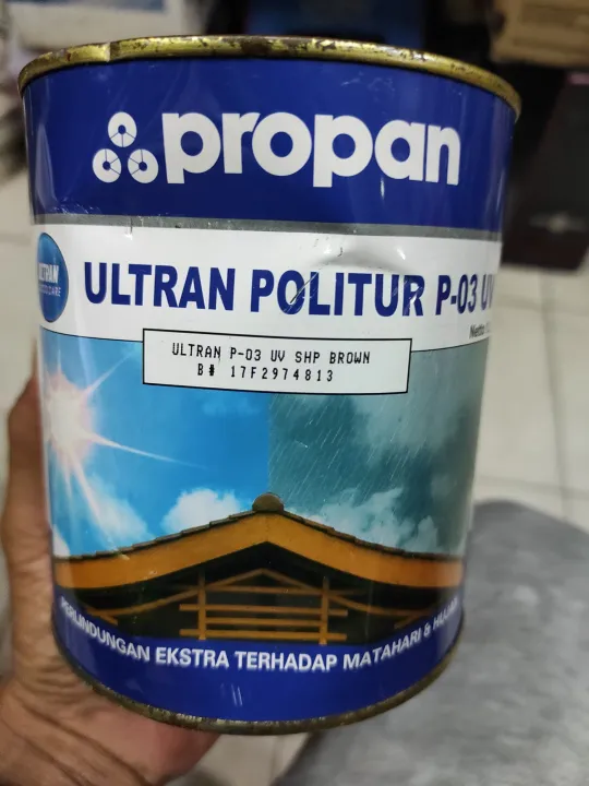 Ultran Politur P-03 UV EKSTERIOR 1 liter / vernish / plitur / pelitur ...