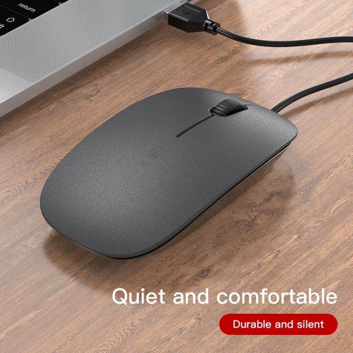 Vansen Laptop Wired Mouse Business Mouse Ultra-thin Optical USB Socket ...