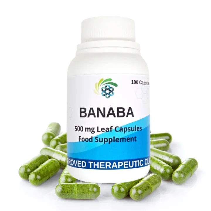100% Organic Pure Natural Banaba Capsules (100 Capsules) - Banaba ...