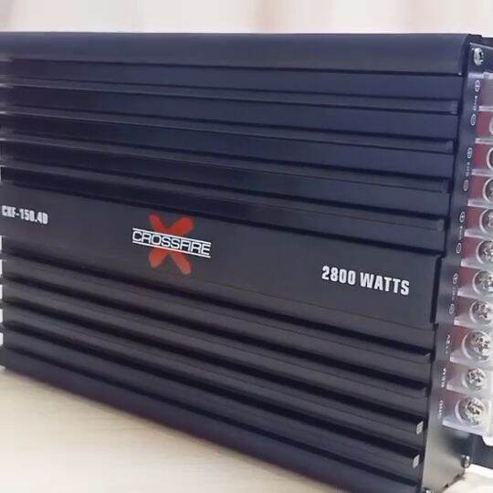 Crossfire-X เพาเวอร์แอมป์ Class-D 4Ch. รุ่น 150.4 2800W MAX กำลังขับ ...