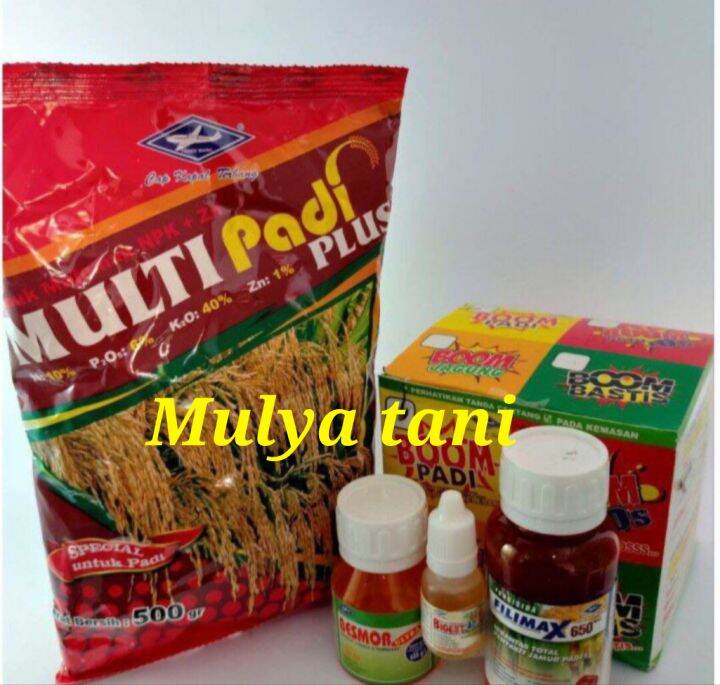 Boom Padi Penambah Bobot Padi Cap Kapal Terbang/Paket Boom Padi /Pupuk ...