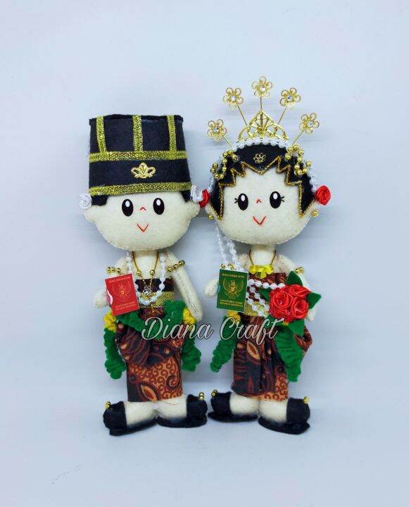 Boneka Pengantin adat Jawa dodotan | Lazada Indonesia