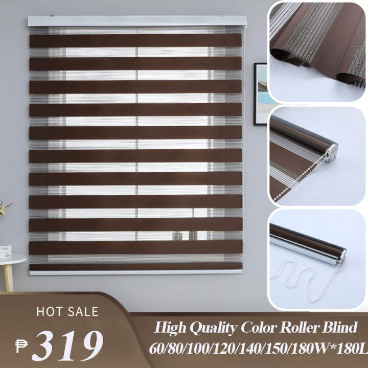 [Free Shipping] Fashion Duo Roller Blinds for Window Korean Shutters Blackout Health and ...