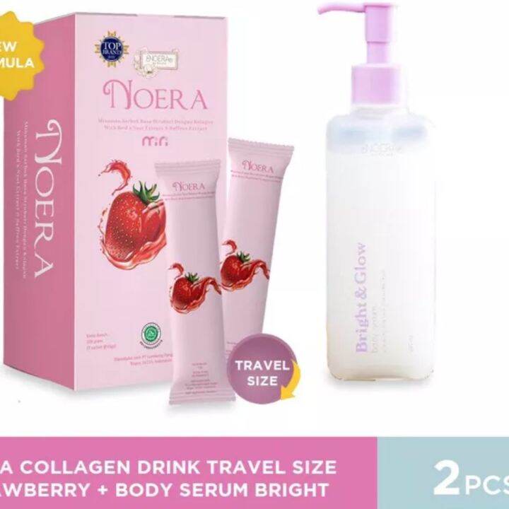 NOERA COLLAGEN MINI + GLOWING BODY SERUM MINUMAN COLLAGEN MINI | Lazada ...