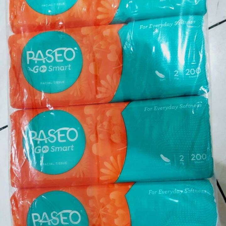 1 BAL=60PACK || TISSUE PASEO GO SMART 200 SHEETS 2 PLY TISSU TISU ...