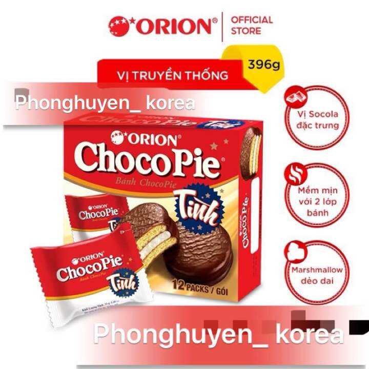 Bánh Choco-Pie Orion Hộp 396g (12 chiếc) | Lazada.vn