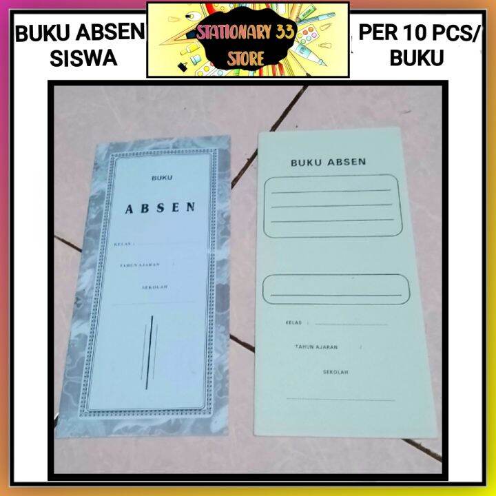 Buku Absen Siswa Per 10 Buku | Lazada Indonesia