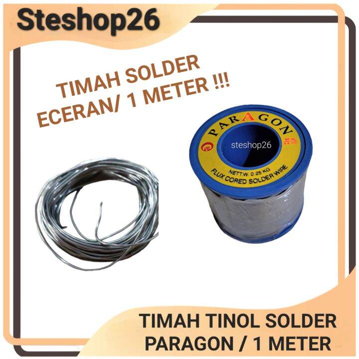 TIMAH SOLDER ECERAN PARAGON TIMAH TINOL ECERAN 1 METER | Lazada Indonesia