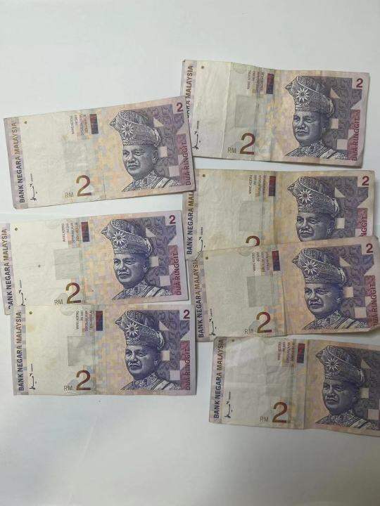 MALAYSIA RM2 OLD BANKNOTE 8TH SERIES (1pcs) | Lazada