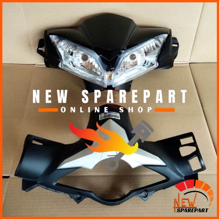 batok Kepala Depan Full Set Honda Blade New Hitam / Batok Full Det ...