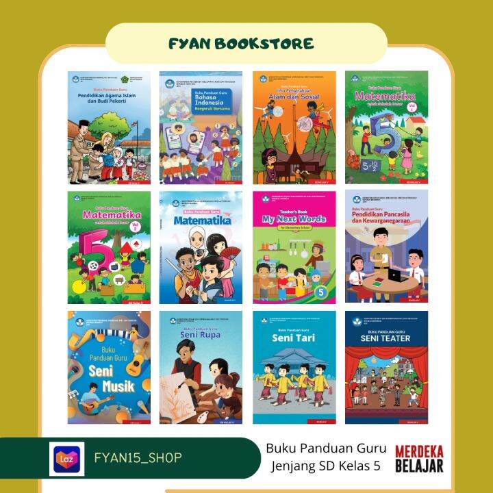 Fyan Book Store: Buku Panduan Guru Jenjang SD Kelas 5 Kurikulum Merdeka ...