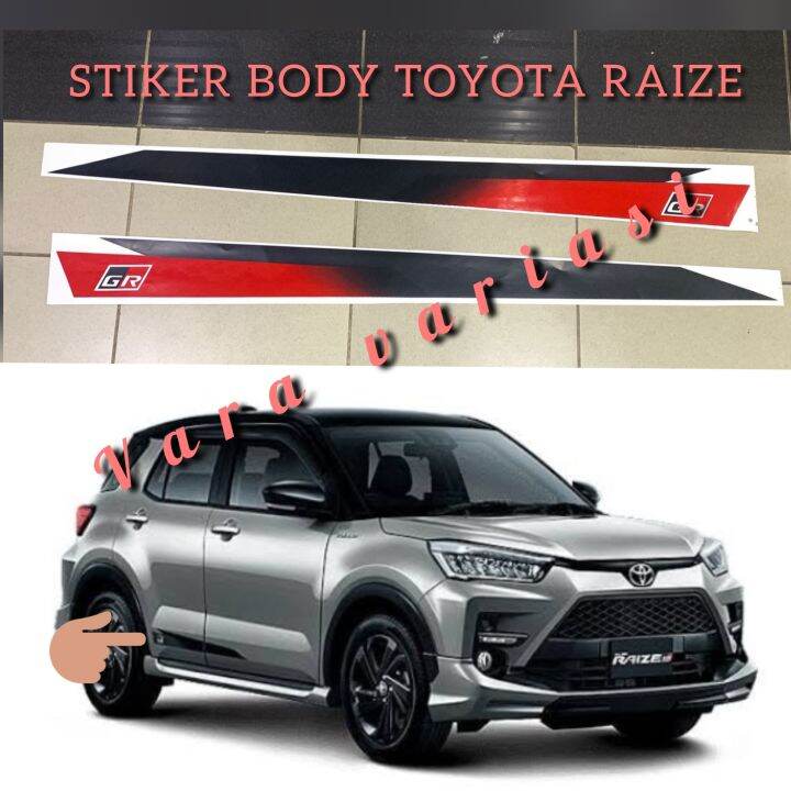 STIKER BODY SAMPING MOBIL TOYOTA RAIZE STIKER RAIZE | Lazada Indonesia