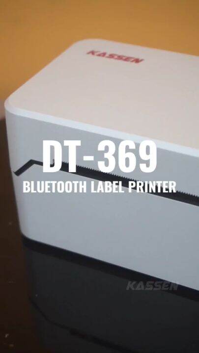 Printer Barcode Kassen DT369 203 DPI USB Bluetooth Cetak Label Thermal ...