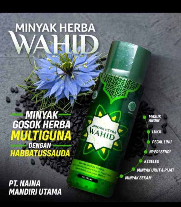 Minyak Herba Wahid 100 ml Minyak Gosok Pijat Masuk Angin Nyeri Sendi | Lazada Indonesia