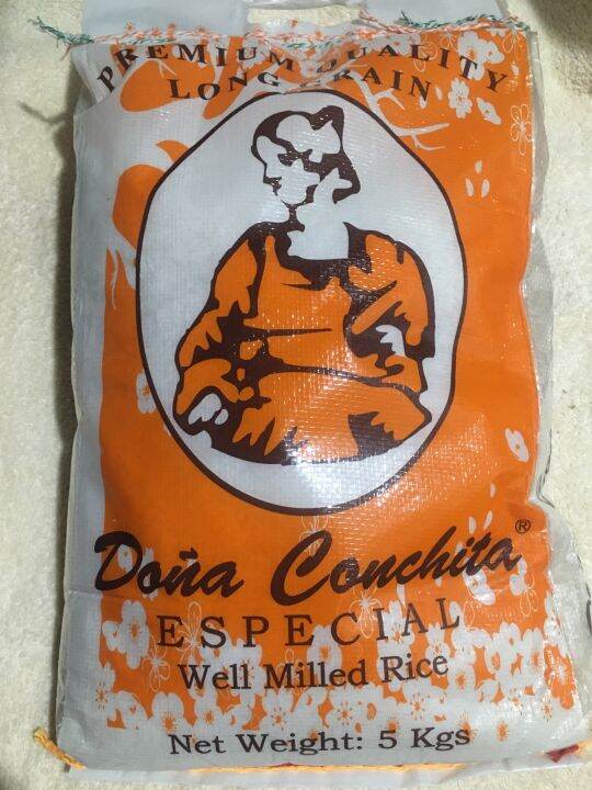 Doña Conchita Long grain especial well milled rice 5kgs premium quality ...