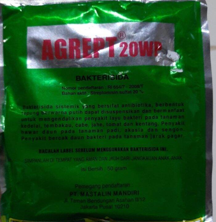 Bakterisida Agrept 20wp 50 Gram | Lazada Indonesia