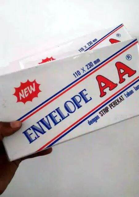 Amplop AA ORIGINAL Putih besar Panjang No.90 (110x230mm) - PER KOTAK | Lazada Indonesia