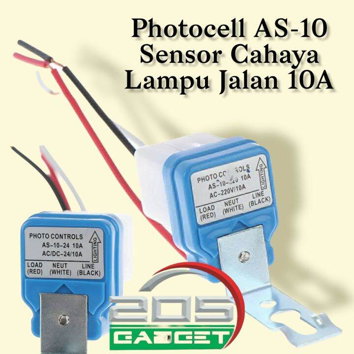Photocell AS-10 Sensor Cahaya Otomatis Lampu Jalan | Lazada Indonesia