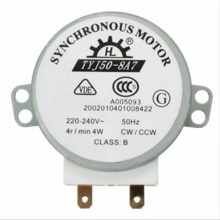 SYNCHRONOUS MOTOR TYJ50-8A7 Microwave Oven tyj50-80a7 220V 40V | Lazada ...