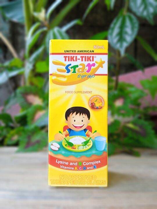 TIKI TIKI Star Syrup 60 mL 2024-2026 expiration | Lazada PH