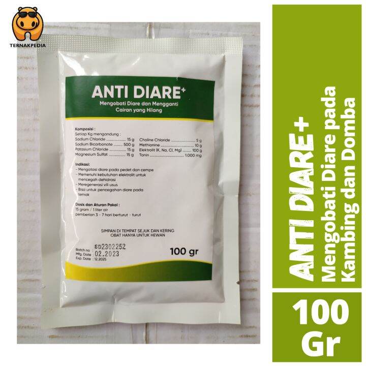 Anti Mencret+ 100 gram - Mirip Dia Stop 100 Gr - Obat Mencret Kambing ...