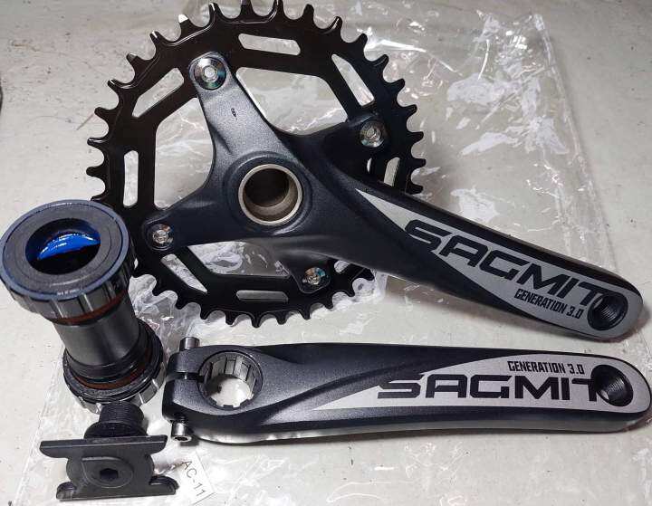 Sagmit crankset generation 3.0 34t/36t alloy crank mtb | Lazada PH