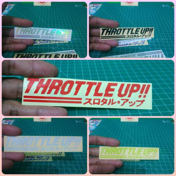 stiker cutting THROTTLE UP | Lazada Indonesia