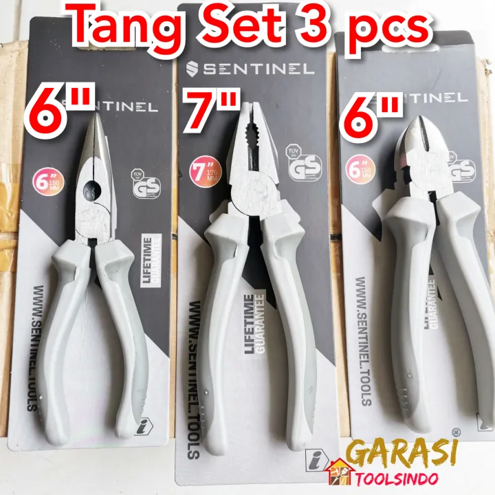 tang set 3 pcs Sentinel tang potong 6 inch tang lancip 6 inch tang ...