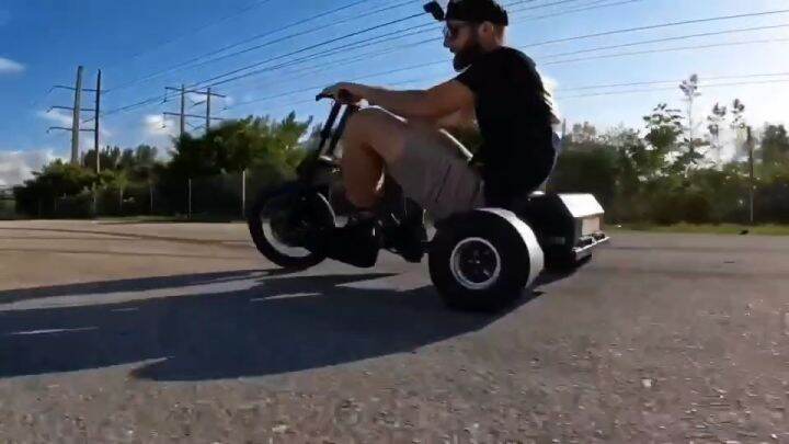 โกคาร์ทดริฟท์ ผู้ใหญ่ 3 ล้อไฟฟ้า พร้อมแหวนรองดริฟท์ Electric Trike ...
