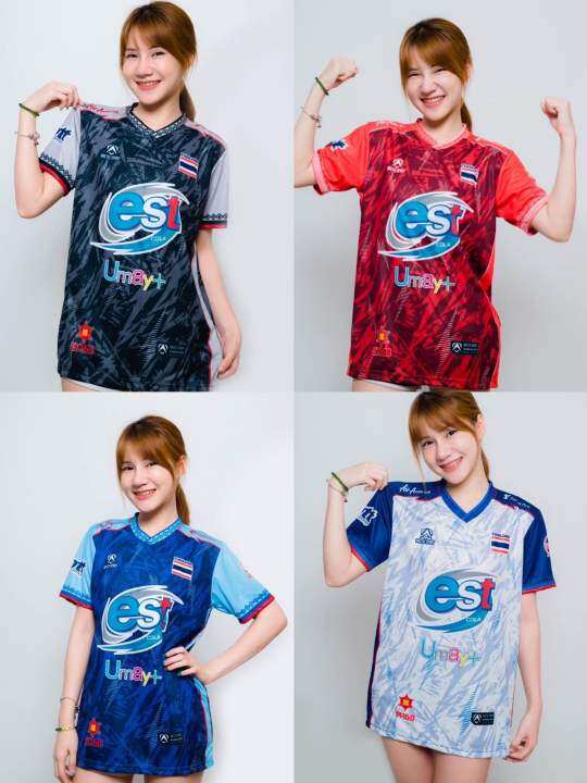 เสื้อกีฬาคอวี แขนสั้น ใส่ได้ทั้งชายและหญิง AV003 มาใหม่ | Lazada.co.th
