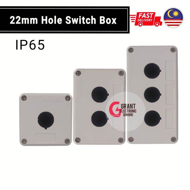 22mm Hole Control Box Switch IP55 22mm Hole 1hole 2 hole 3hole Box ...