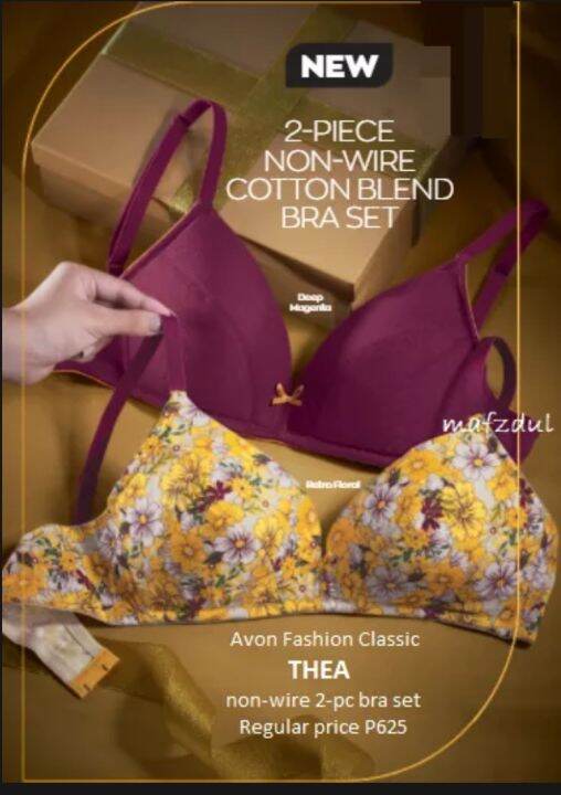 AVON BRA THEA Non wire 2-piece bra Set | Lazada PH