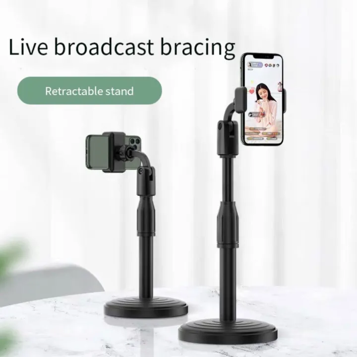 Desktop Mobile Phone Holder Stand 360 Rotate for Live Streaming Shoot ...