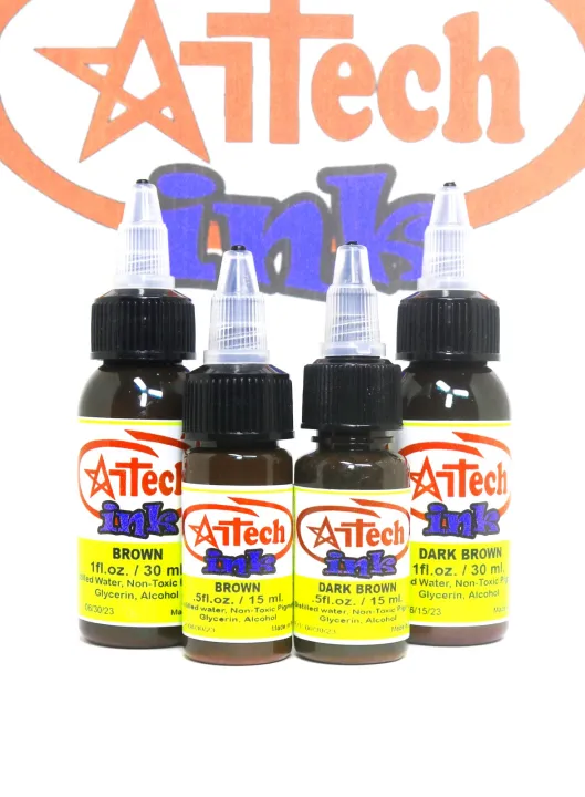 ARTECH INK TATTOO COLORS [BROWN COLORS] | Lazada PH