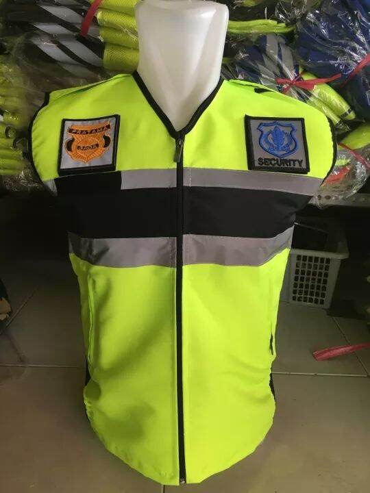 Rompi SECURITY | Rompi taslan model terbaru full logo security | Lazada ...